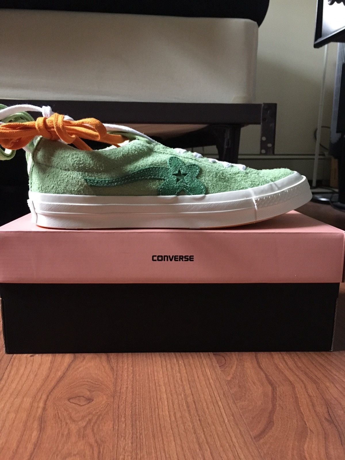 Converse Golf Le Fleur X Converse One Star Jade Lime | Grailed