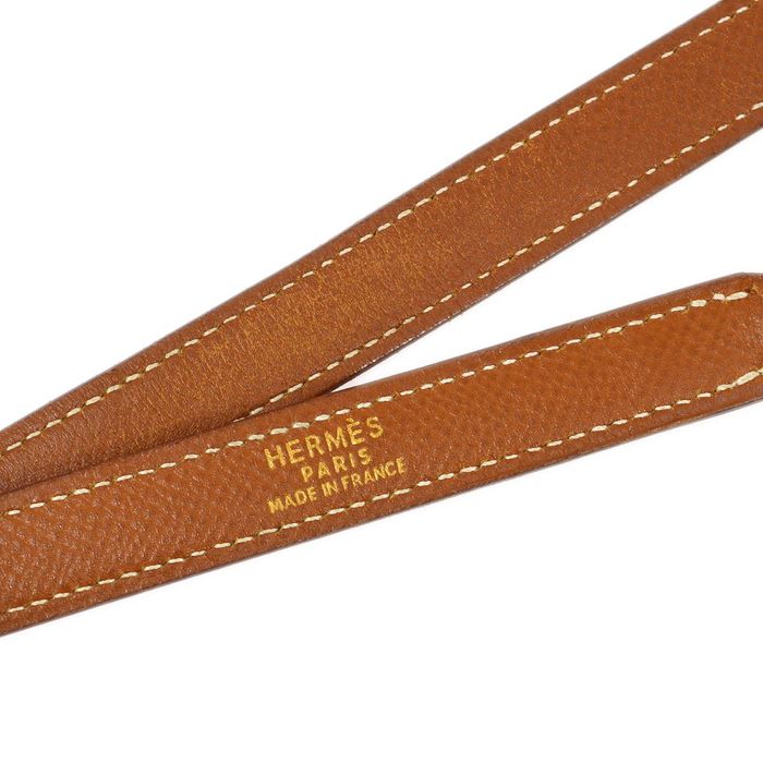 Hermes HERMES Kelly Bag Strap & Clochette Set Gold Courchevel O02612e ...