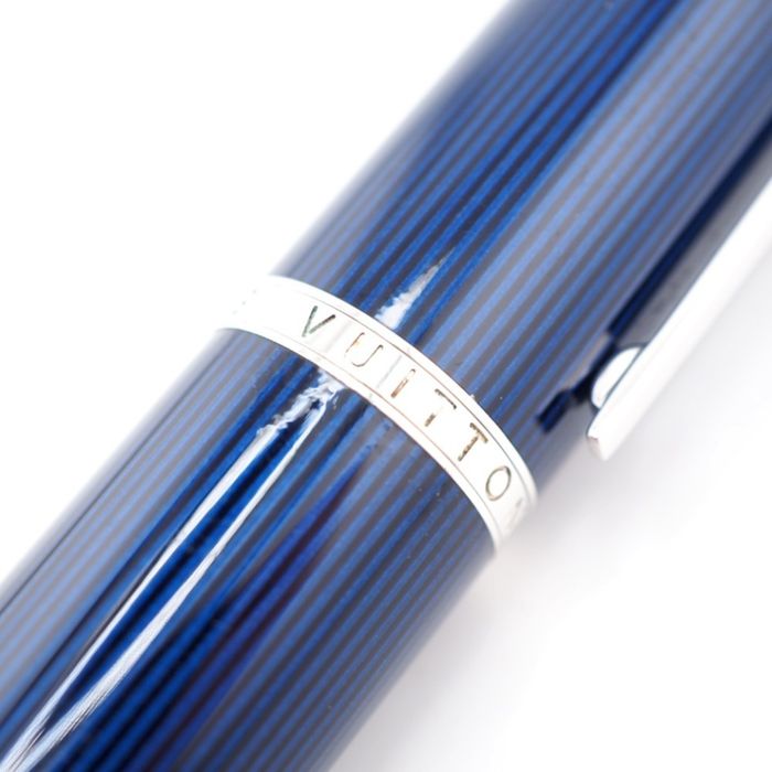 Louis Vuitton LOUIS VUITTON Cargo Rack Nib 750 Fountain Pen Navy Men's ...