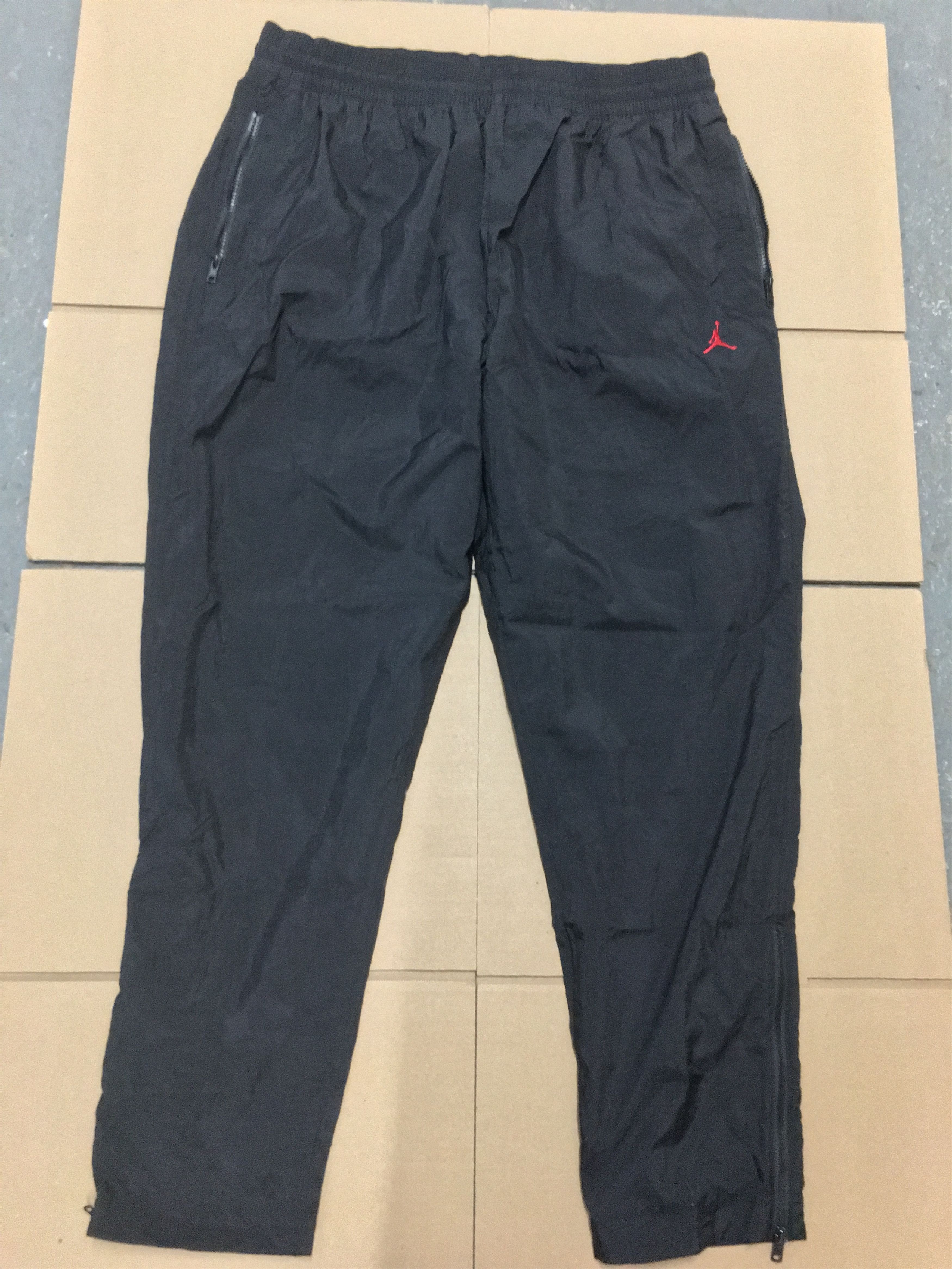 Jordan Brand NIKE AIR JORDAN BLACK RED BRED JUMPMAN PANTS SZ XXL | Grailed