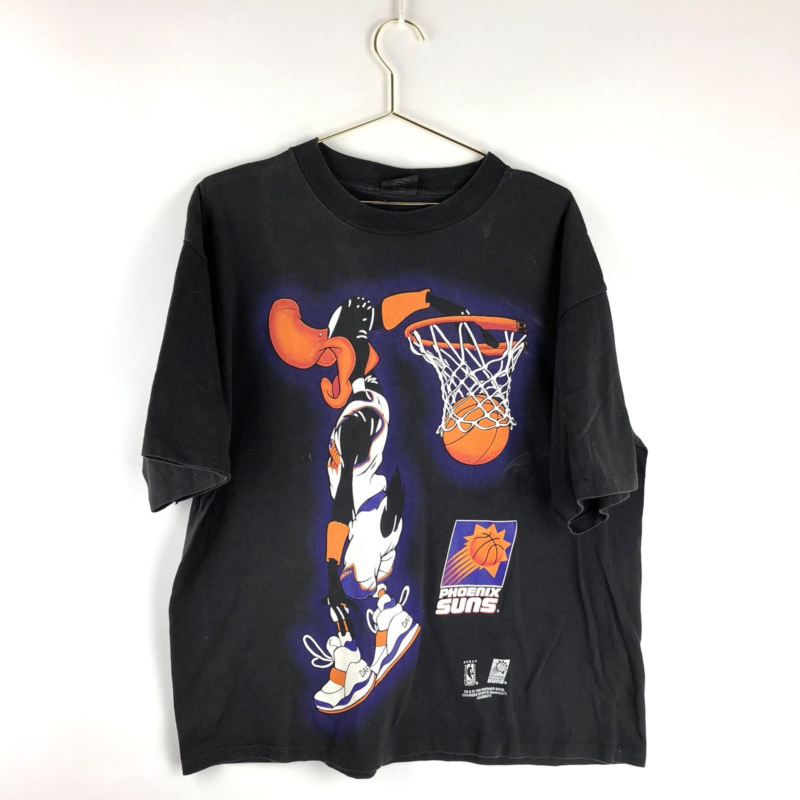 NBA × Vintage × Warner Bros Vintage Phoenix Suns T Shirt XL Daffy Duck ...