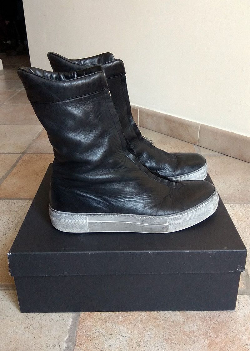 Obscur × Soderberg Obscur / Soderberg custom hi-top sneakers boots ...