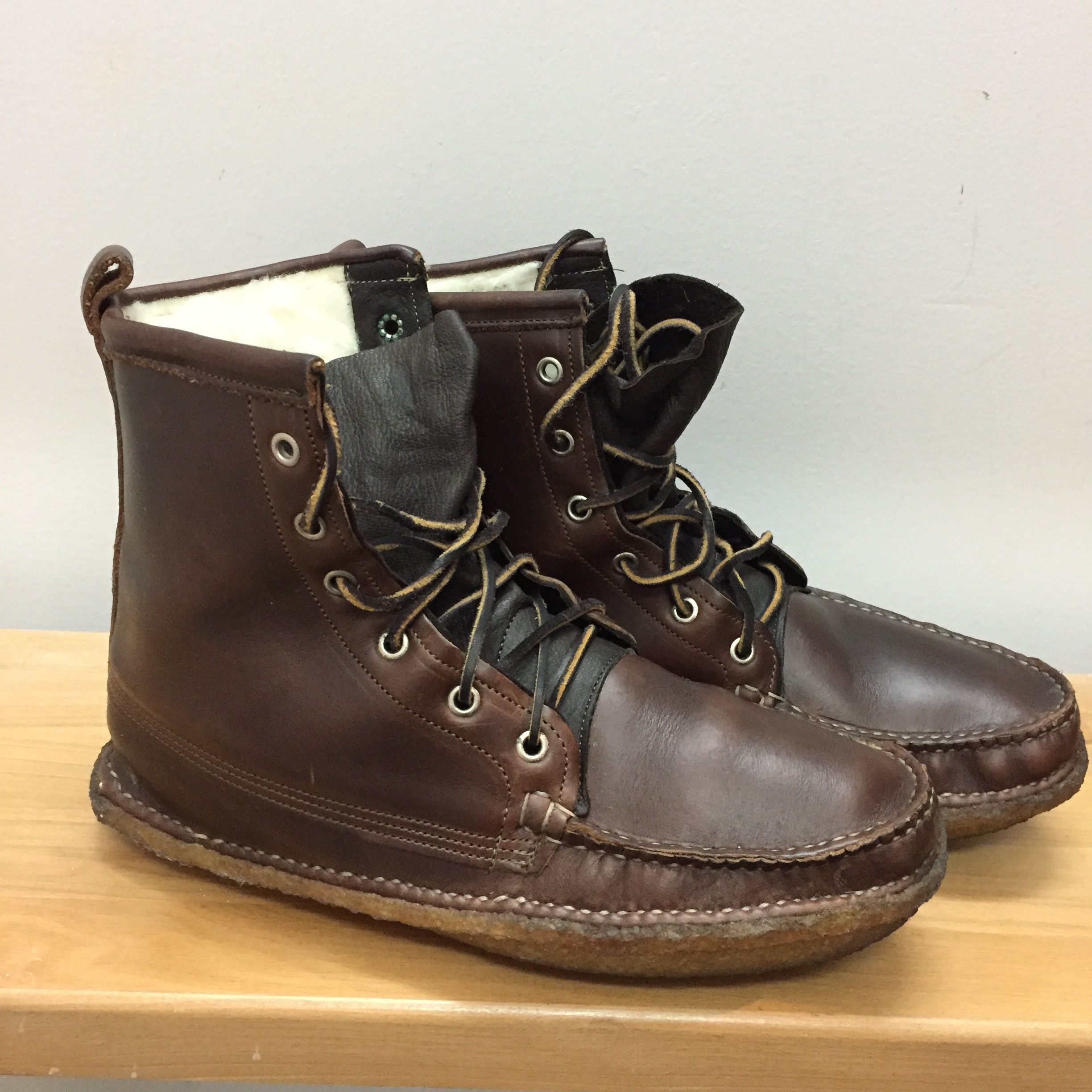 Quoddy Quoddy Grizzly Boot in Brown Chromexcel, Sheepskin Lined with ...