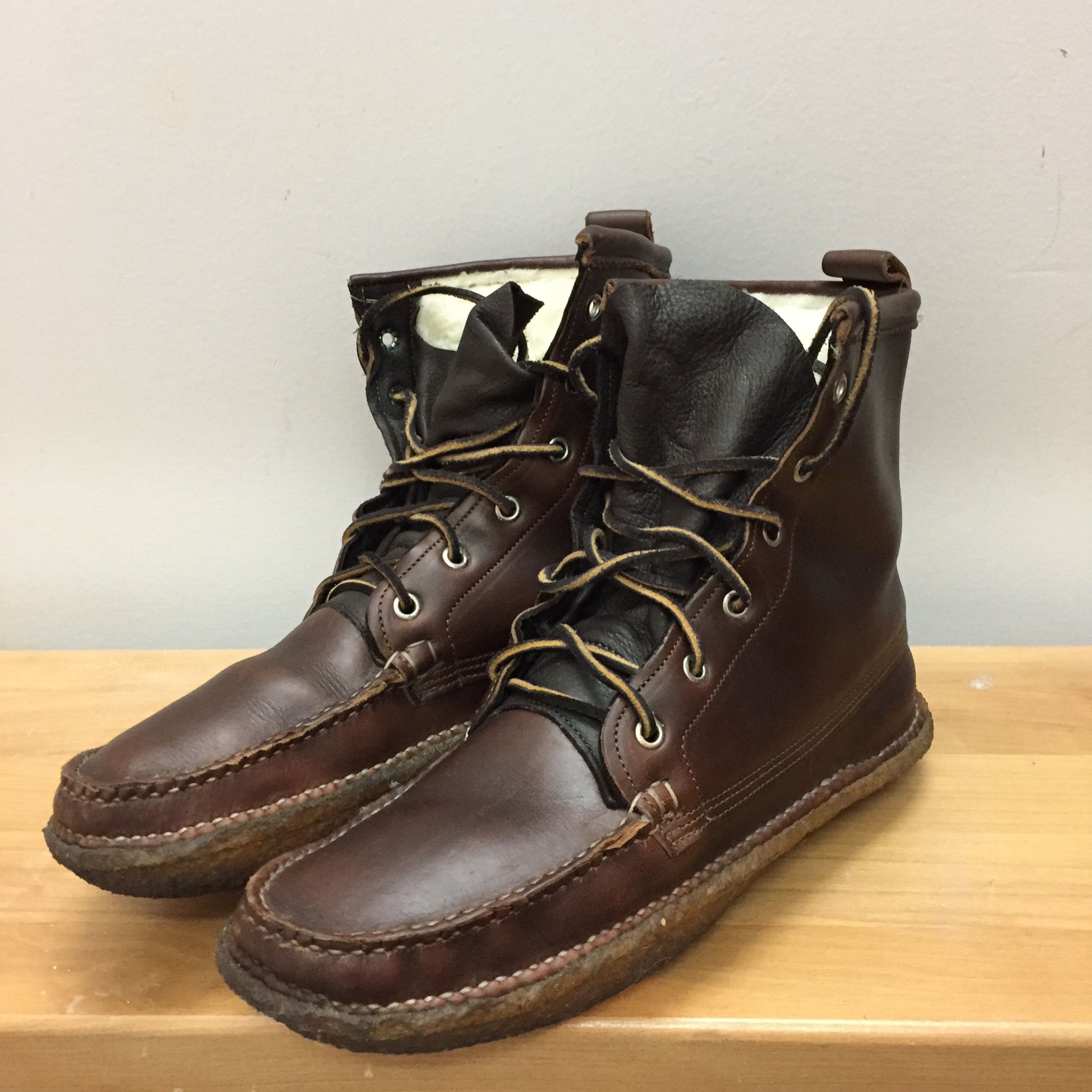Quoddy Quoddy Grizzly Boot in Brown Chromexcel, Sheepskin Lined with ...