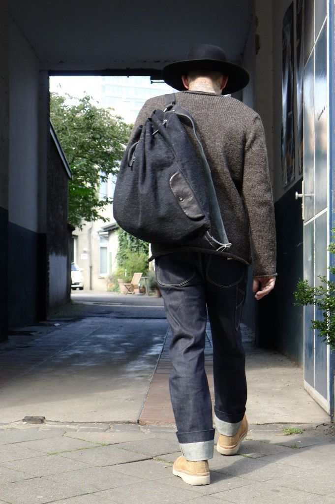 Bergfabel LINEN & LEATHER LARGE BACKPACK | Grailed