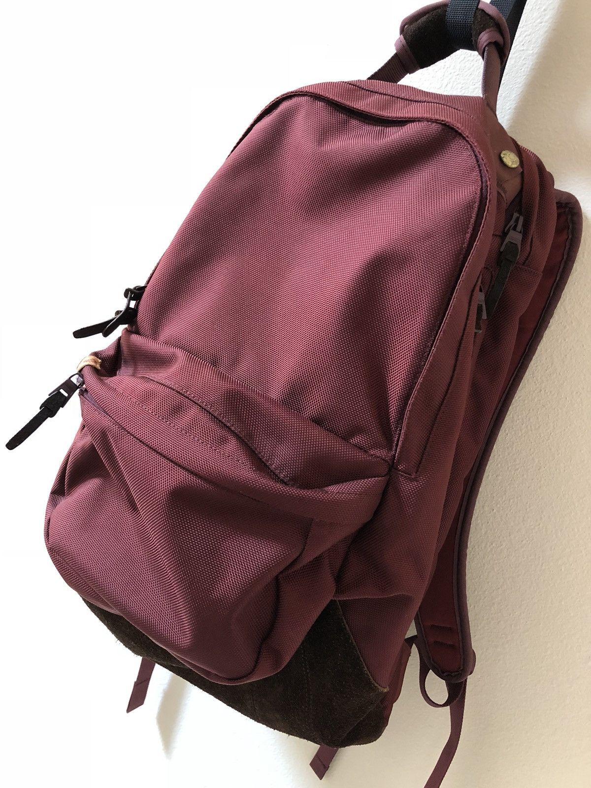 Visvim Ballistic 22L Backpack (Burgundy) | Grailed