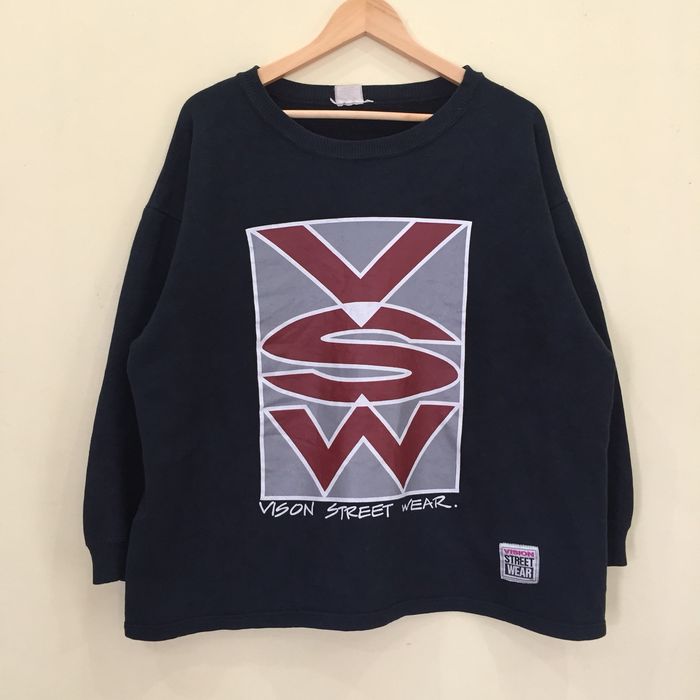 Vision Streetwear Vintage!! VISION STREET WEAR Very Big Printed Logo ...