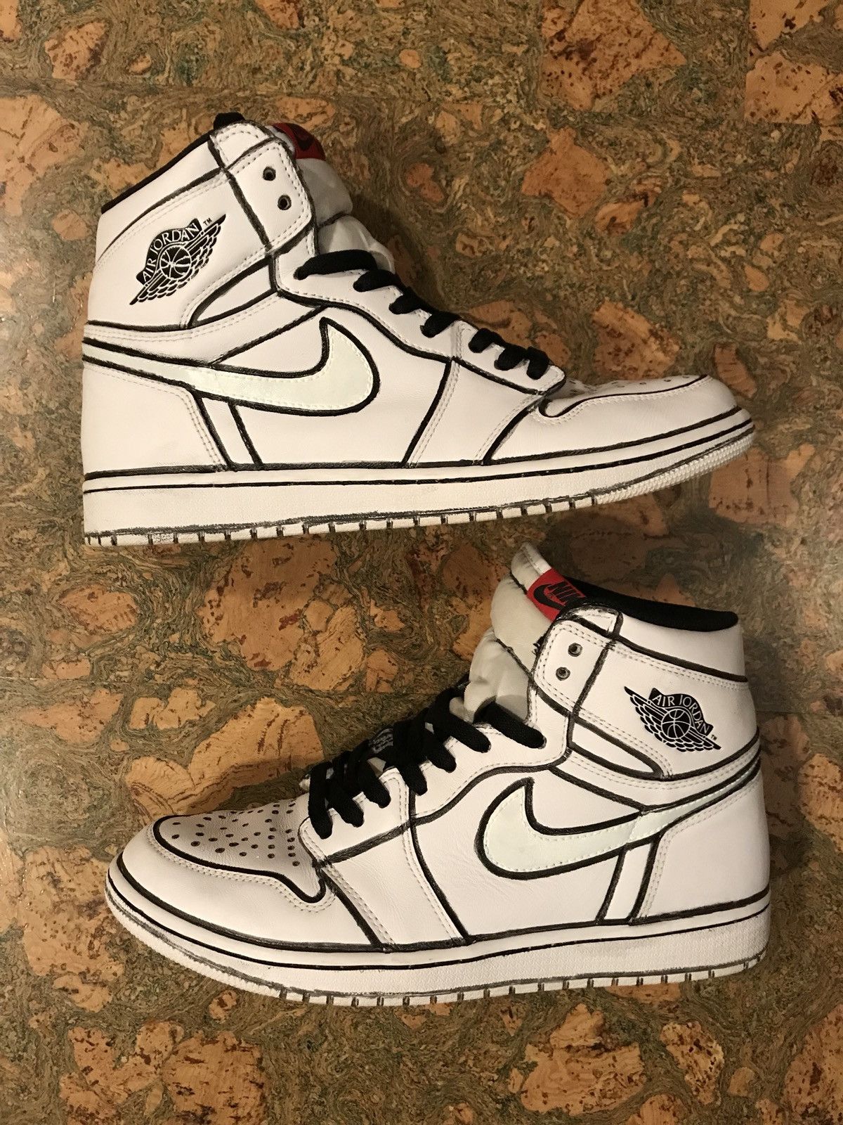 Jordan Brand Custom Cartoon Jordan 1 | Grailed