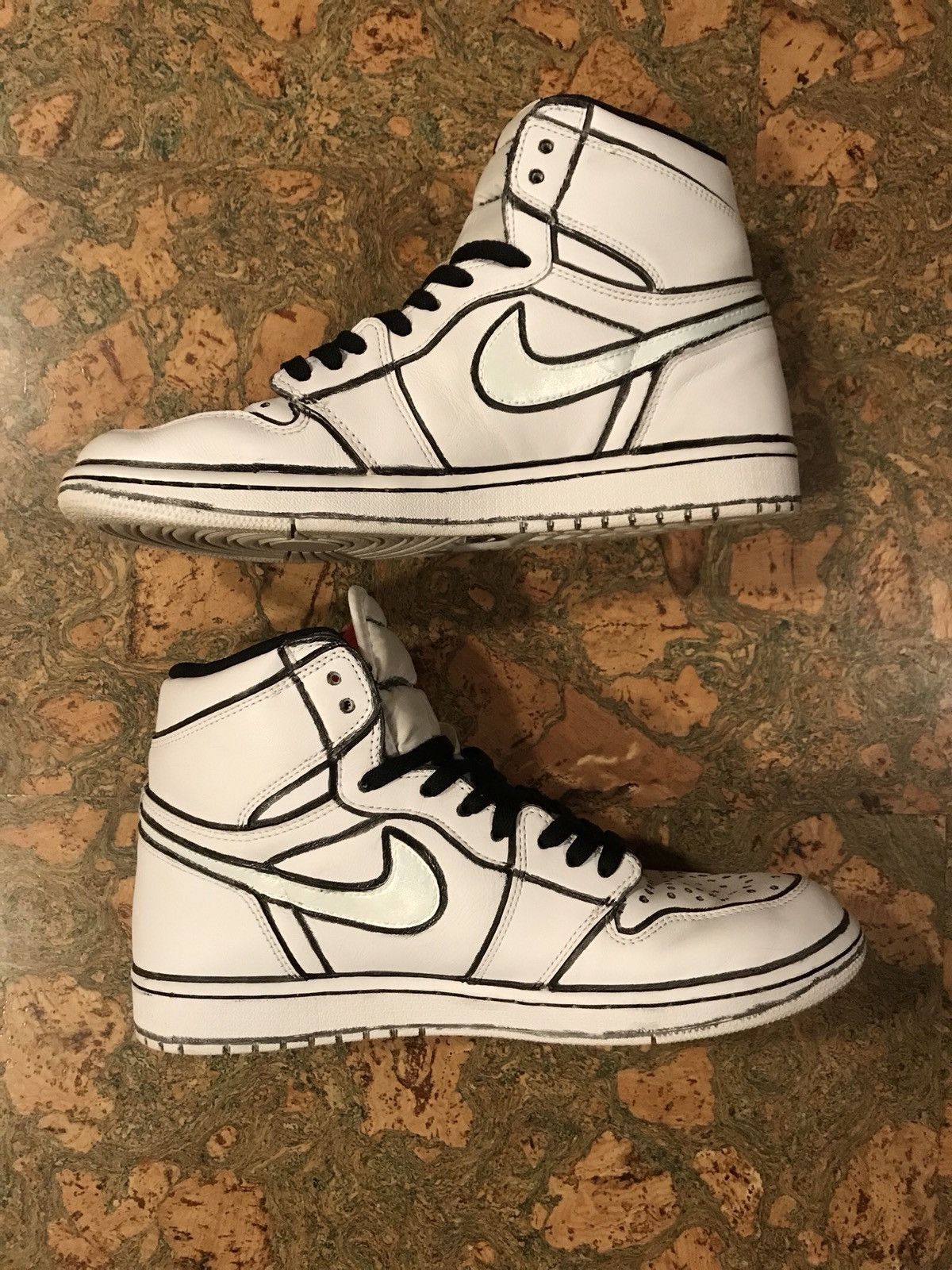 Jordan Brand Custom Cartoon Jordan 1 | Grailed