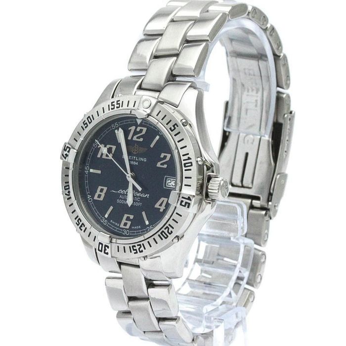 Breitling BREITLINGPolished Colt Ocean Steel Automatic Mens Watch ...