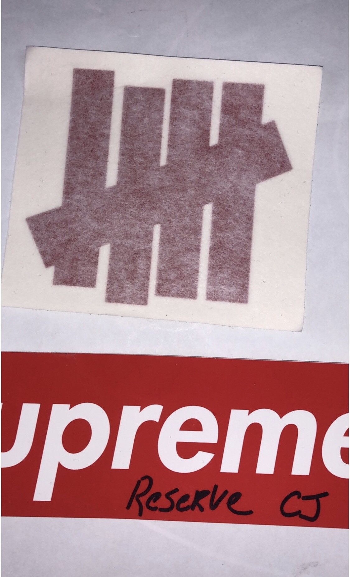 Undefeated Undefeated Red Logo Sticker | Grailed