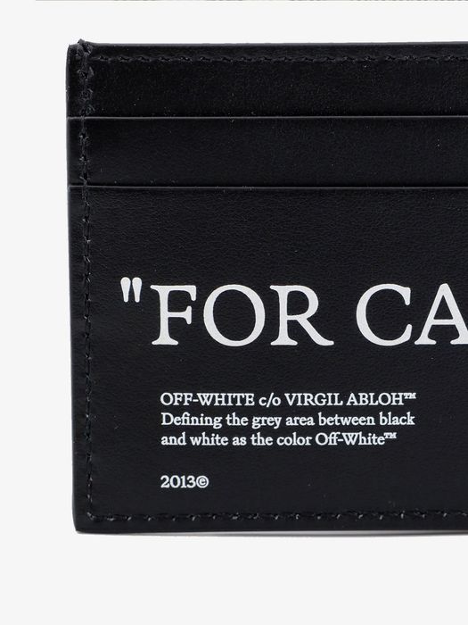 Off-White Card Holder Man Black Wallets | Grailed