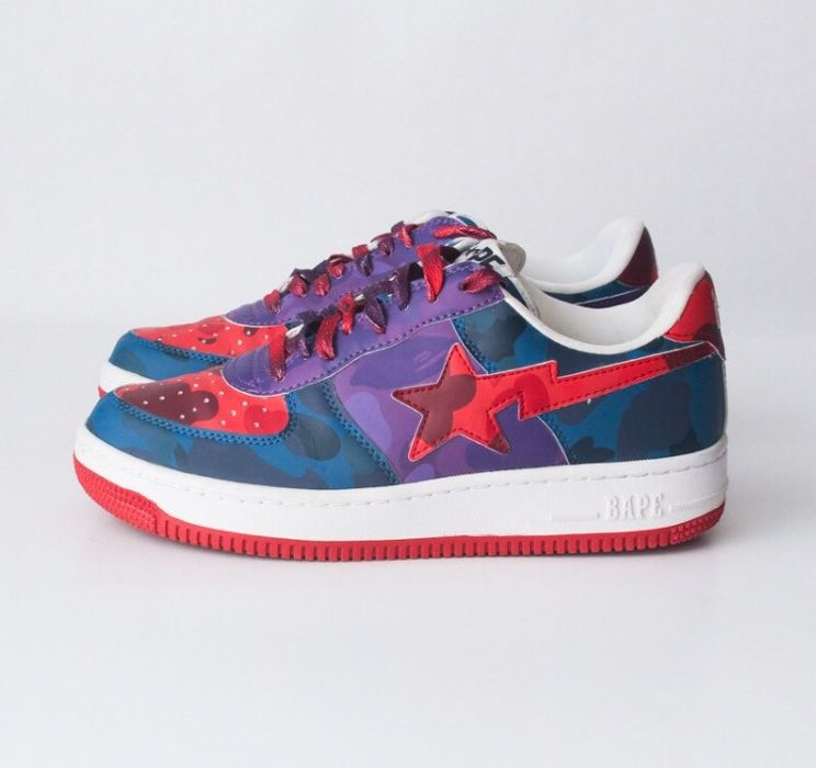 Bape A Bathing Ape OG Multi/Crazy Camo Bapestas | Grailed