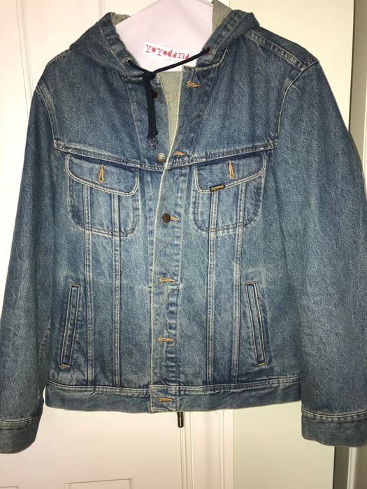 Supreme SS 15 Hooded Denim Trucker Jacket | Grailed