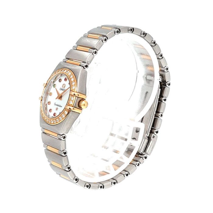 Omega Omega Constellation Mini Iris Combi 1360 79 Diamond Bezel Ladies ...