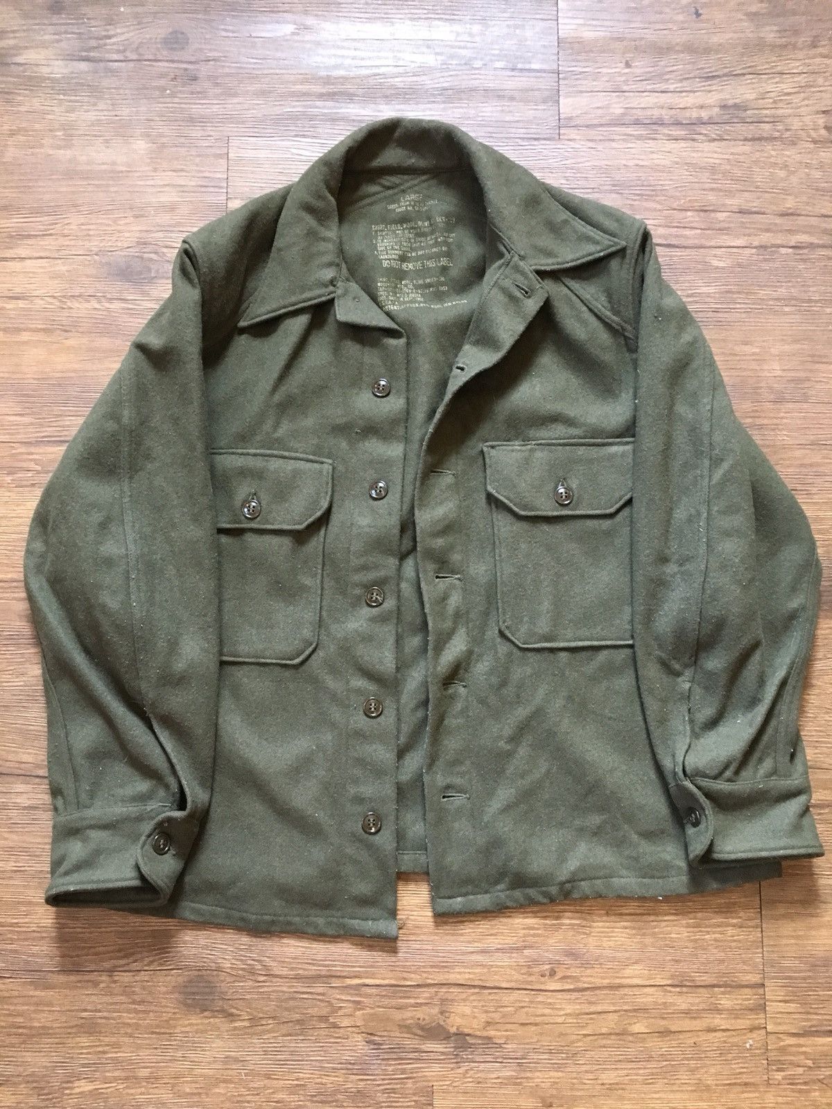 Military × Vintage VINTAGE 1952 Wool Military Jacket | Grailed
