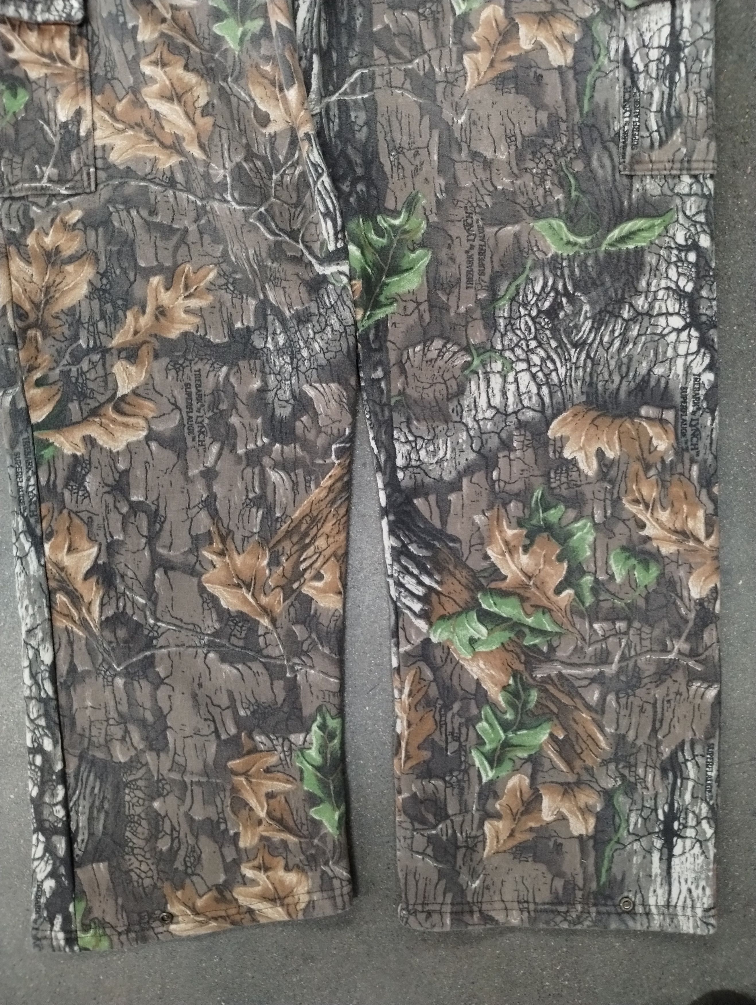 Vintage Vintage 90s Tree Bark Cargo Sweatpants 36 | Grailed