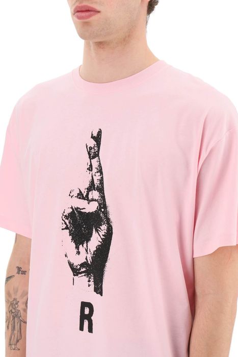 Raf Simons Raf simons hand sign t-shirt | Grailed
