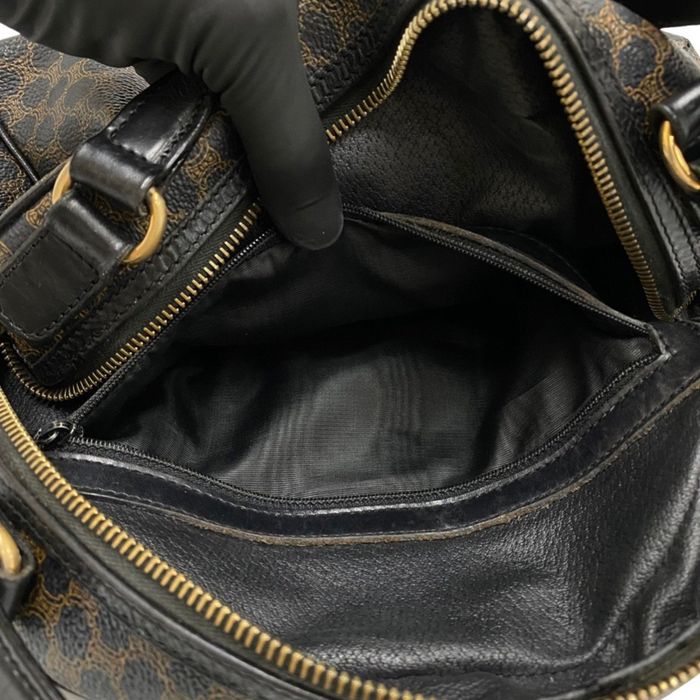 Celine CELINE Macadam Blason Triomphe Logo All Over Pattern Leather ...