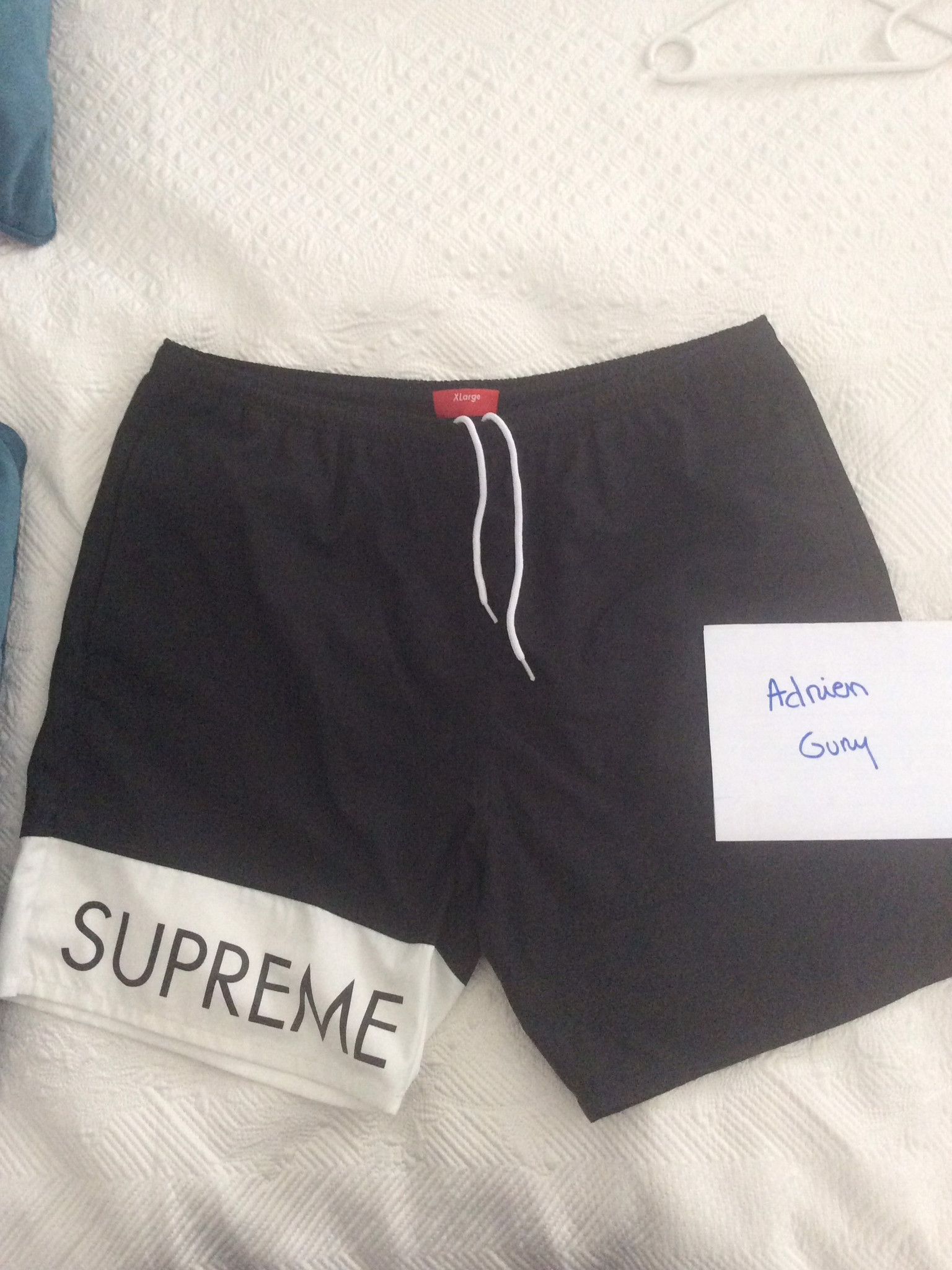 Supreme Short Supreme Black | Grailed