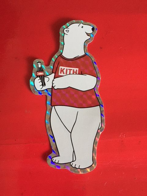 Coca Cola × Kith Kith Polar Bear Drinking Coca Cola Sticker | Grailed