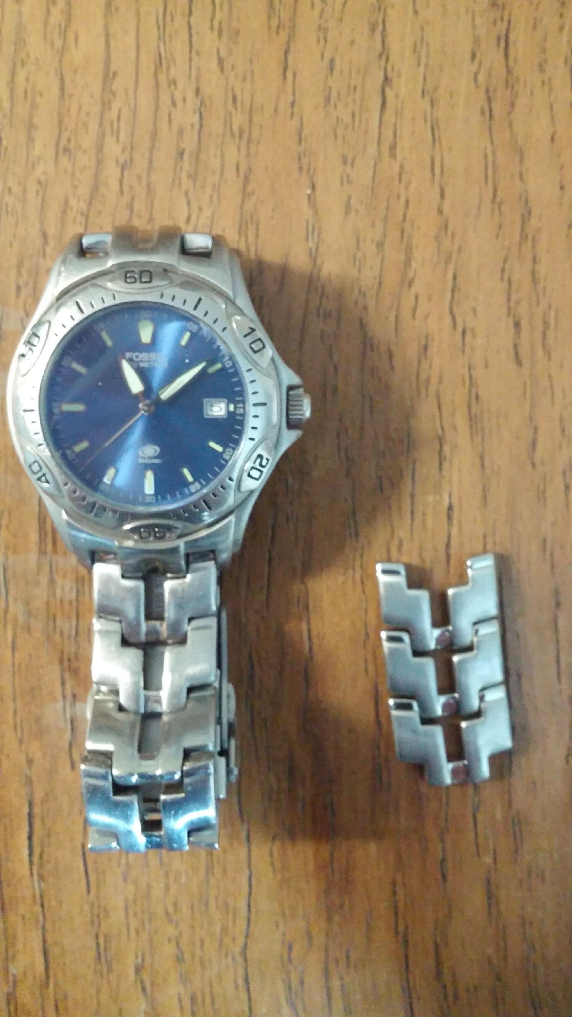 Fossil Blue Dial Watch | Grailed