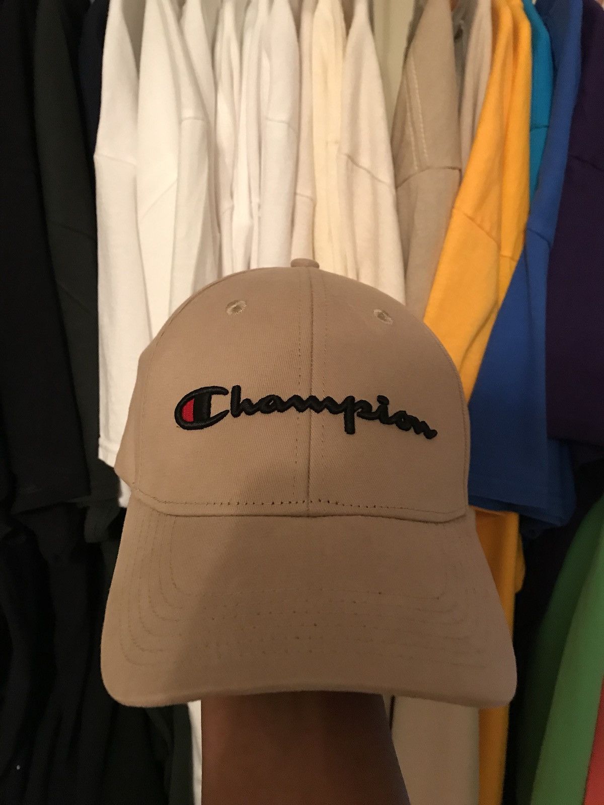 Champion Tan Champion Hat | Grailed