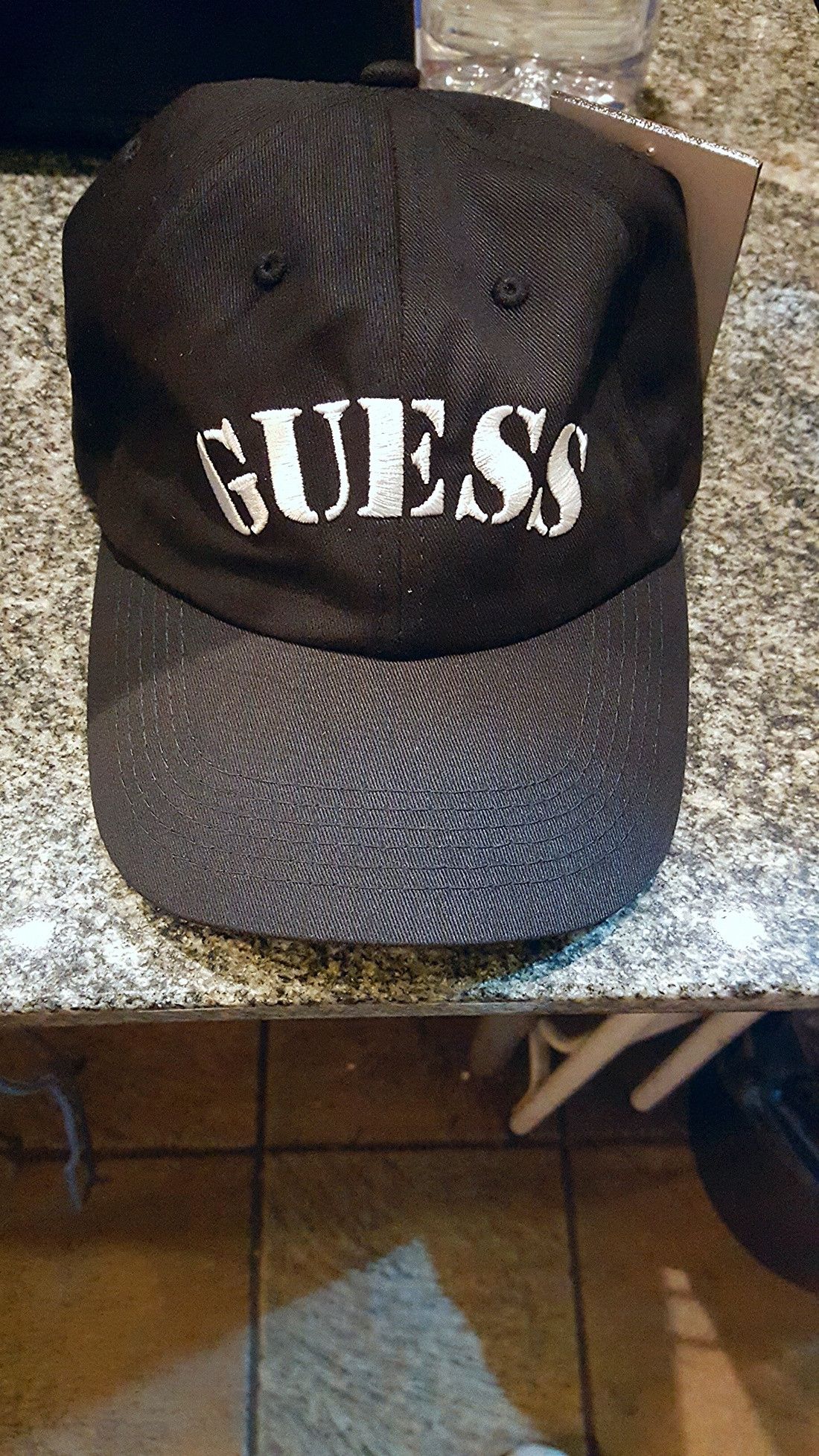 Guess STENCIL LOGO BASEBALL CAP | Grailed