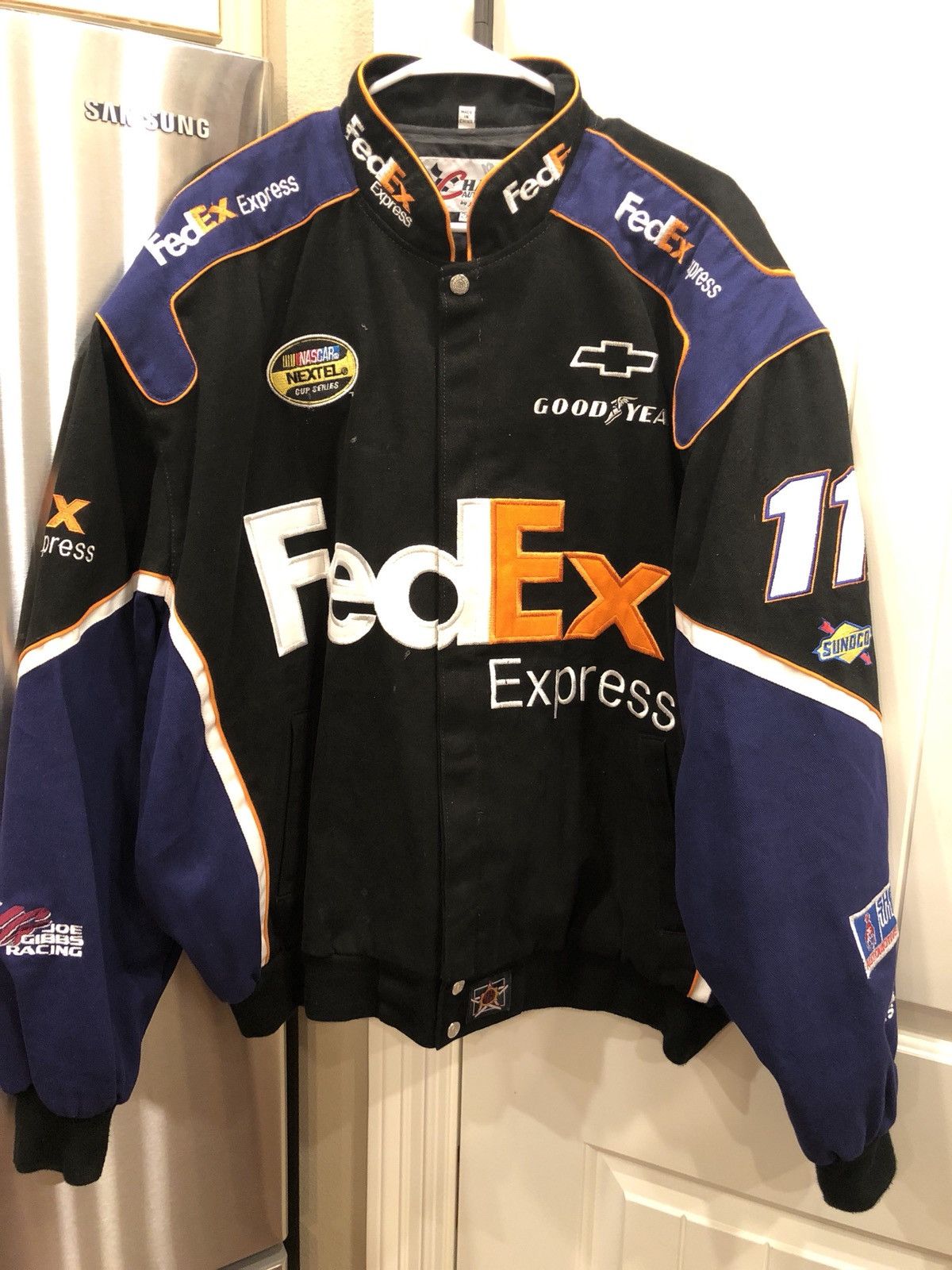 NASCAR Denny Hamlin Fedex Nascar Jacket | Grailed