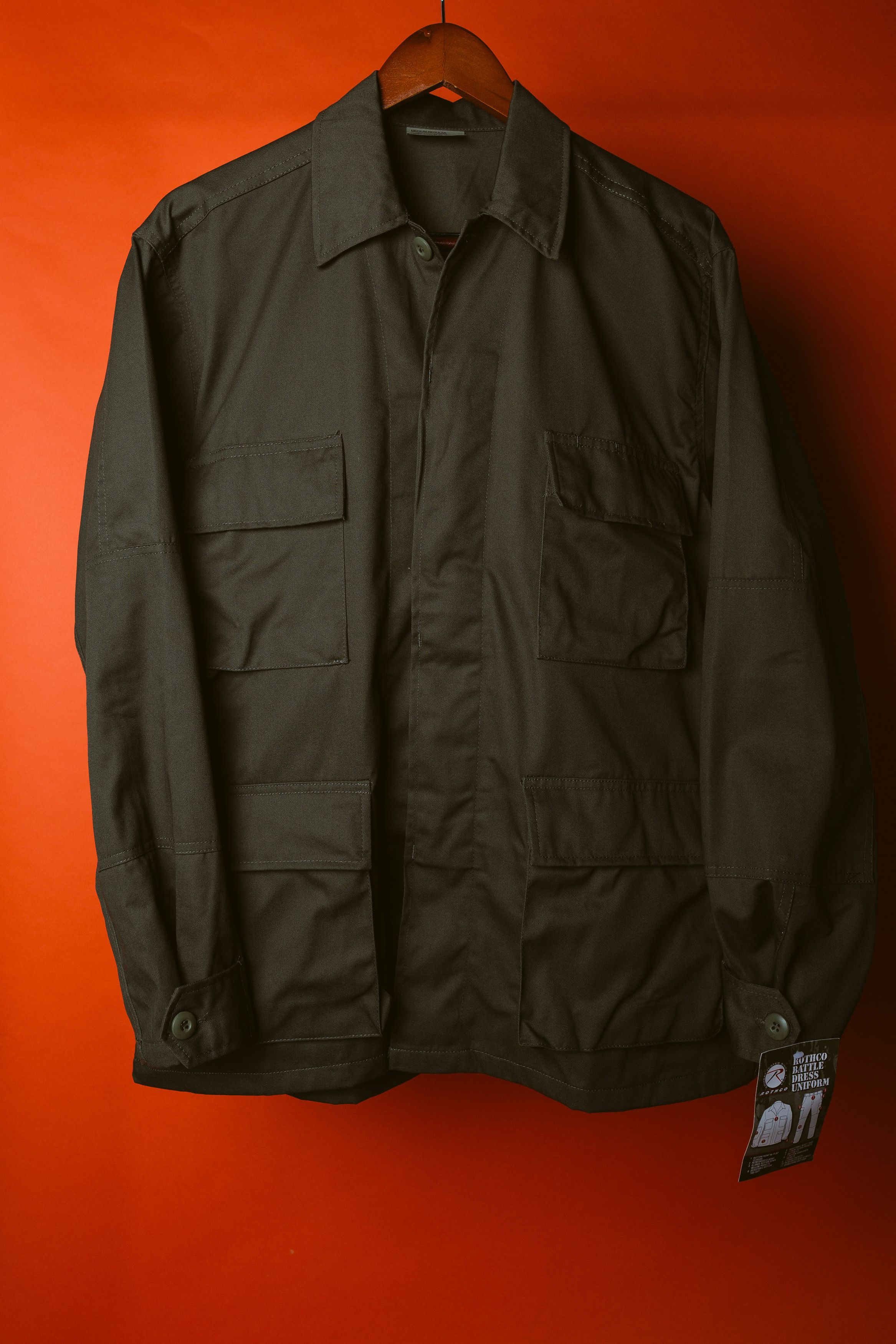 Rothco Field Jacket Army Military Surplus Olive Drab Cargo Tactical ...