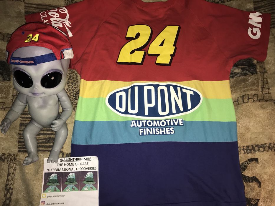 Vintage Vintage Jeff Gordon DUPONT All Over Print T-Shirt Rare | Grailed