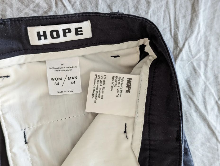 Hope Hope Lobby trouser Pants | Grailed