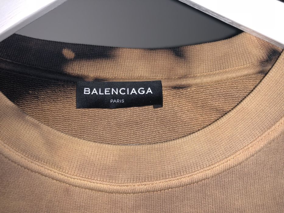 Balenciaga Balenciaga Bleached Sweater Size M | Grailed