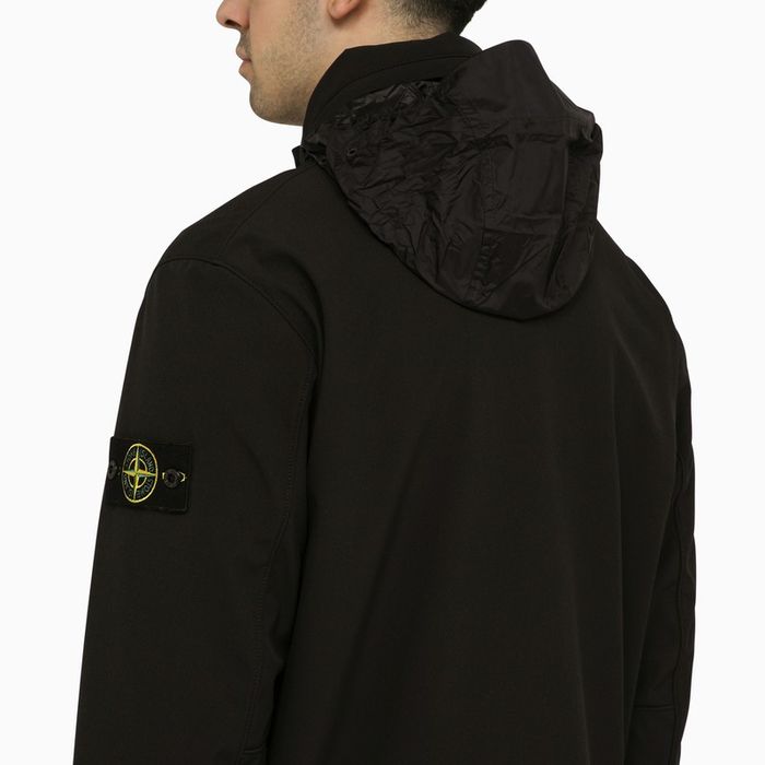 Stone Island Stone Island Soft-Shell Jacket R Black | Grailed