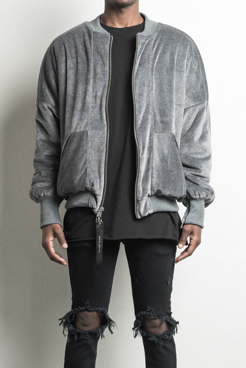 Daniel Patrick hero bomber iv velour | Grailed