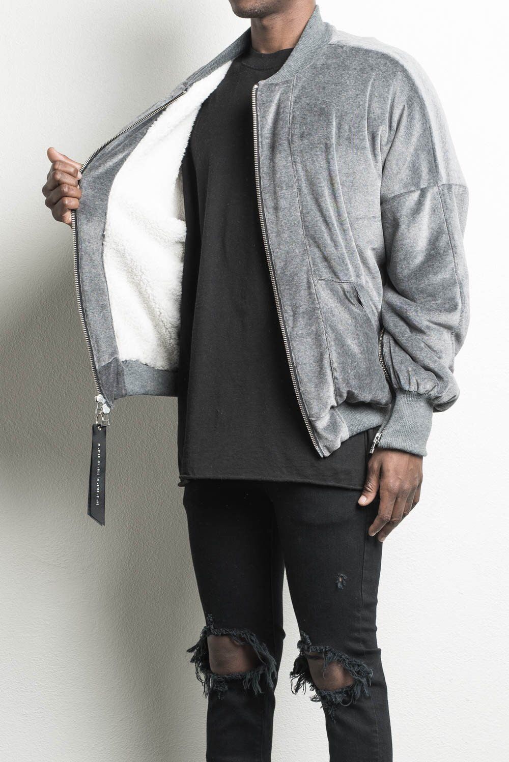 Daniel Patrick hero bomber iv velour | Grailed