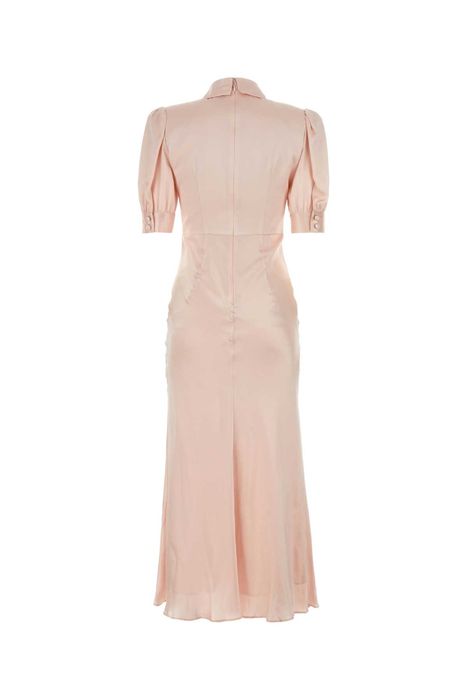 Alessandra Rich Pastel Pink Satin Dress | Grailed