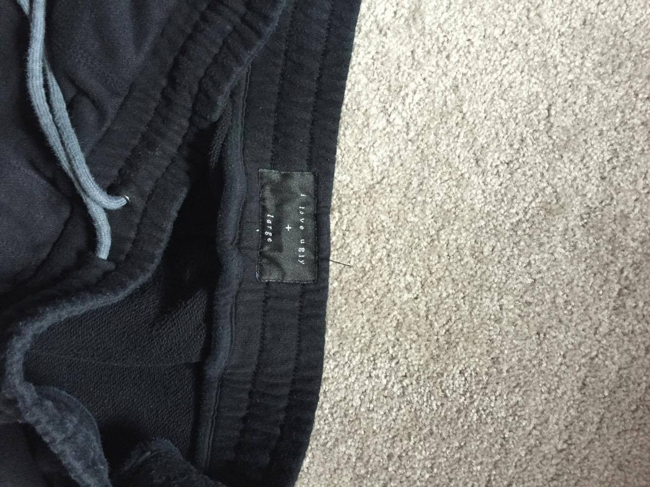 I Love Ugly Large zespy pant black | Grailed