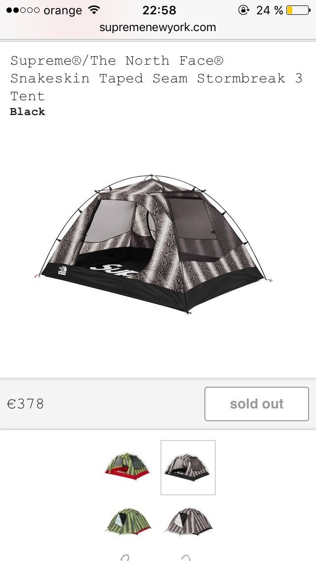 Supreme × The North Face Supreme x The North Face Tent | Grailed