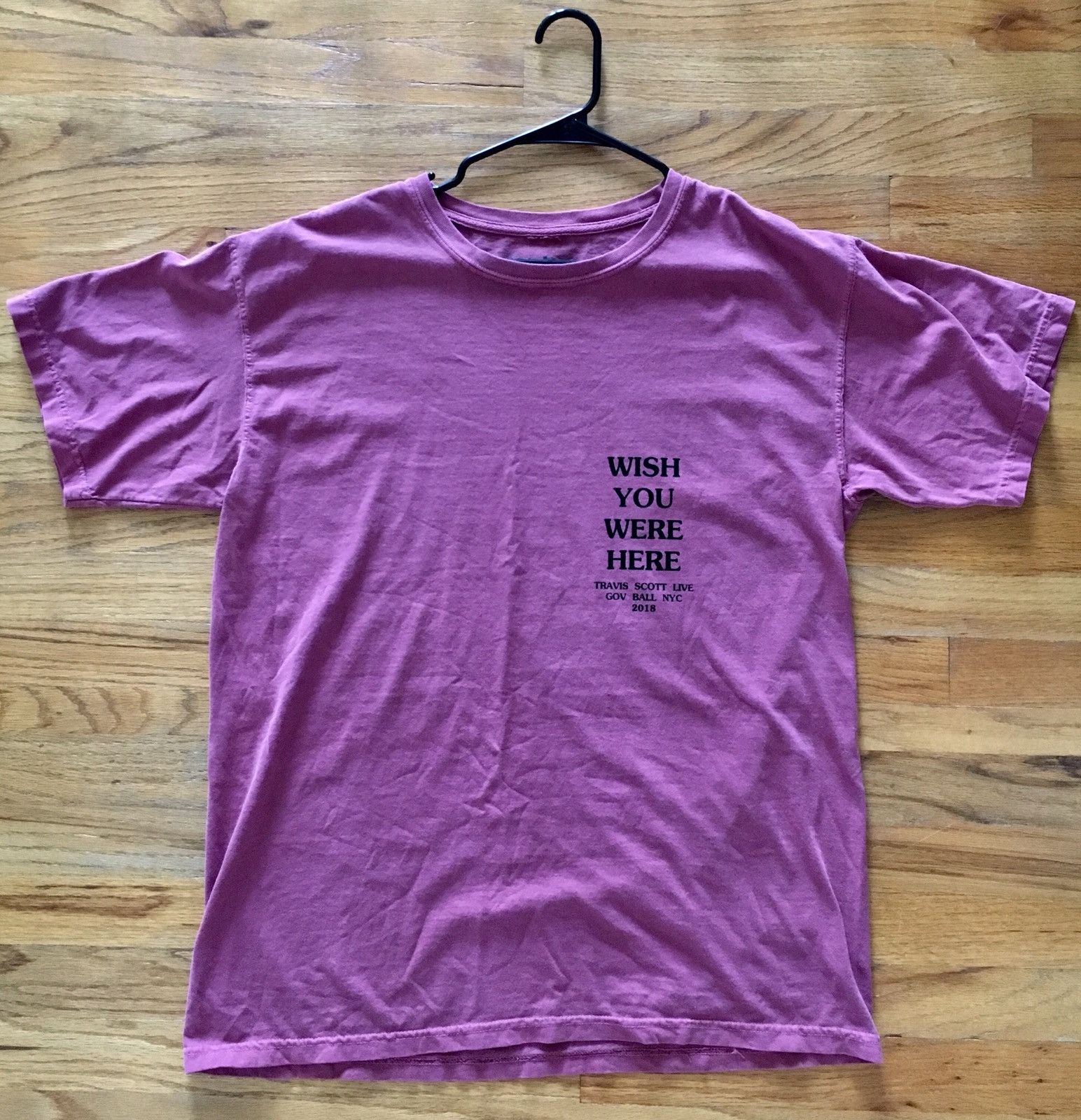 Travis Scott Travis Scott Gov Ball Astroworld Red T-Shirt | Grailed