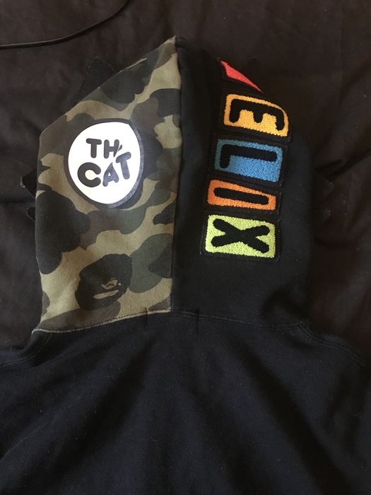 Bape Felix The Cat Hoodie | Grailed