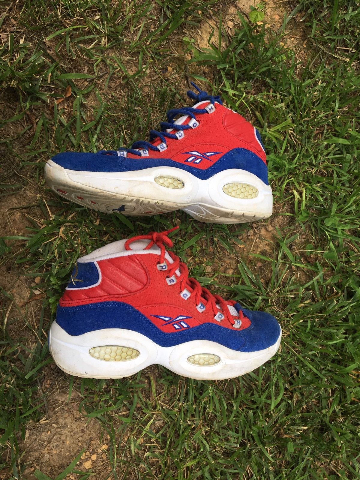 Reebok Question Mid Allen Iverson “Banner” | Grailed