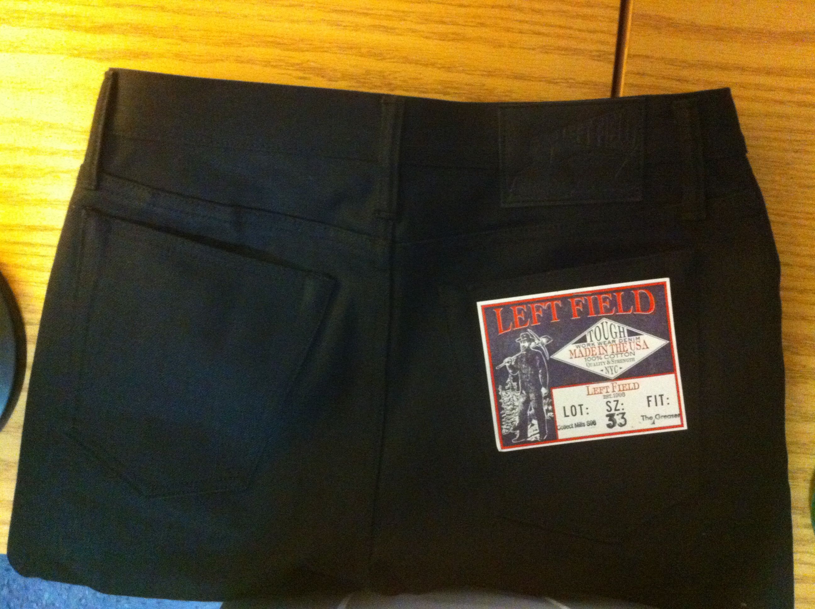 Left Field Nyc Black Maria Greaser Jean NWT | Grailed