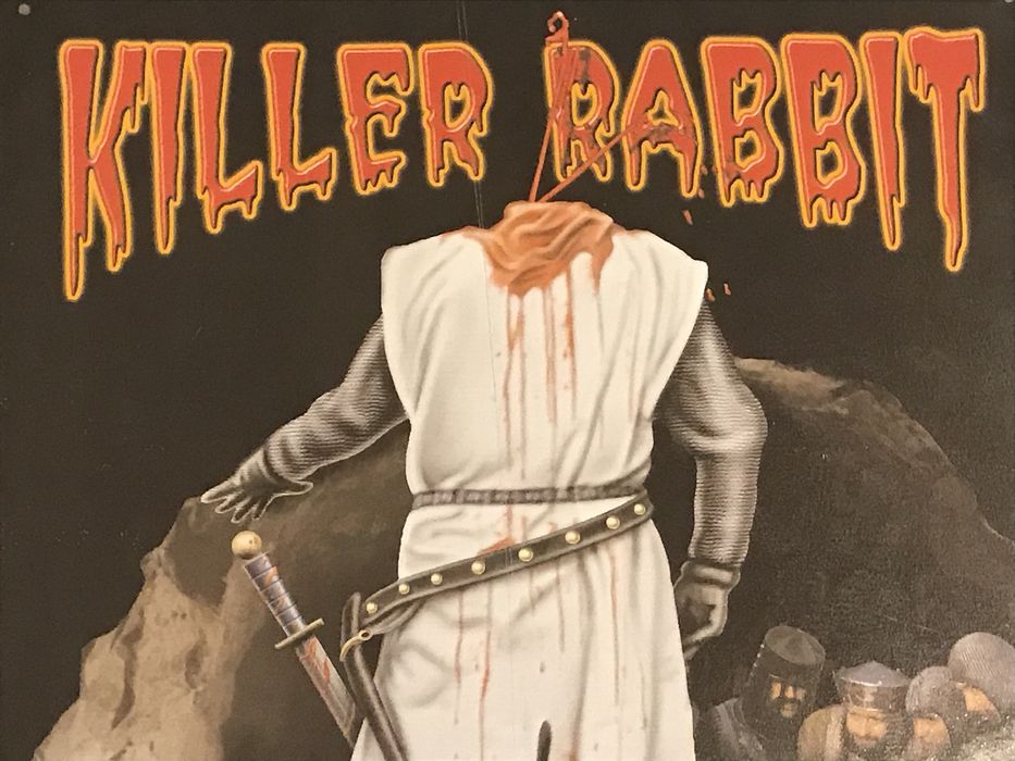 Vintage Vintage MONTY PYTHON Holy Grail Killer Rabbit Art Decoration ...