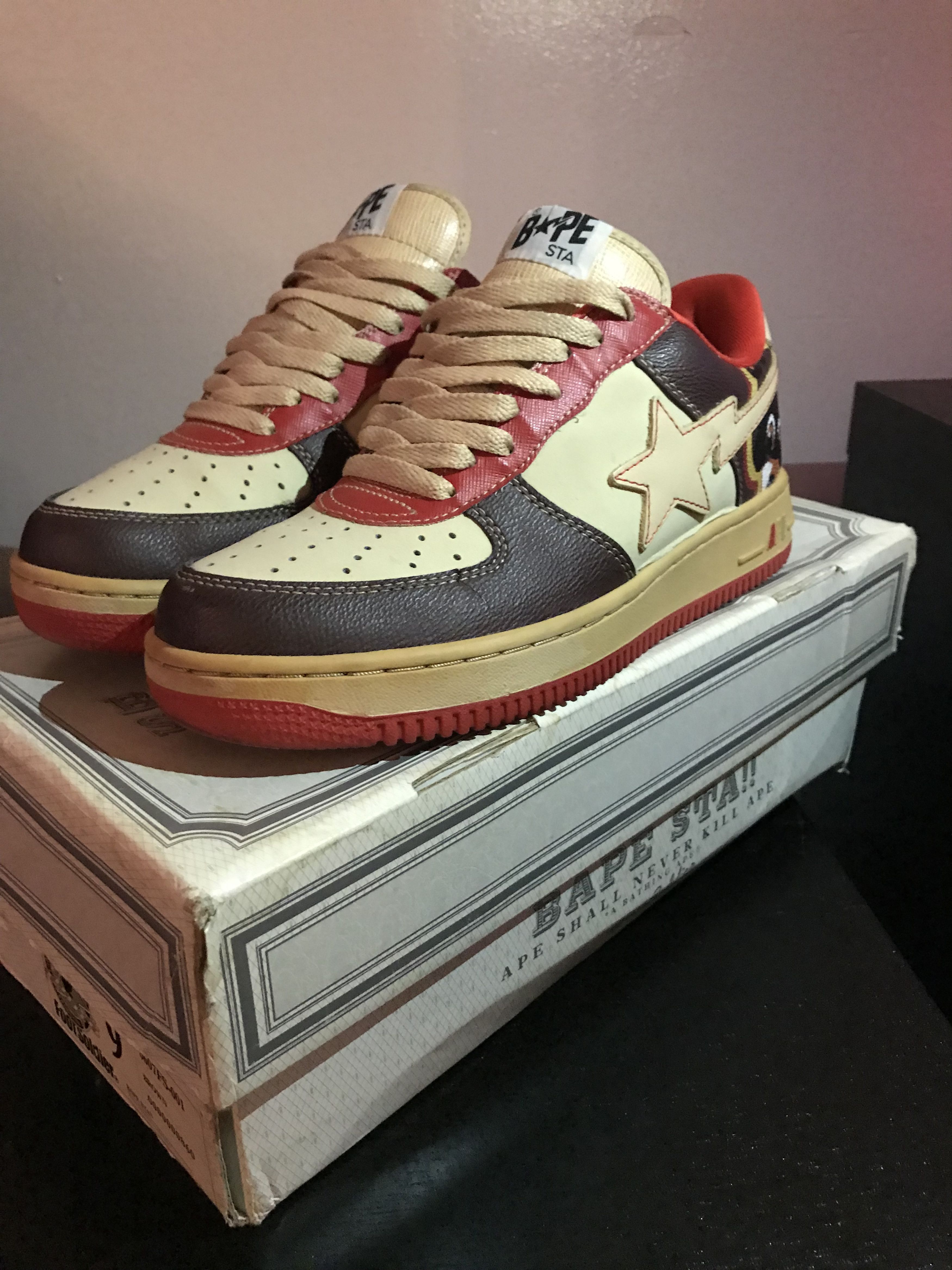 Bape × Kanye West Bape X Kanye West College Dropout Rare Bapesta | Grailed