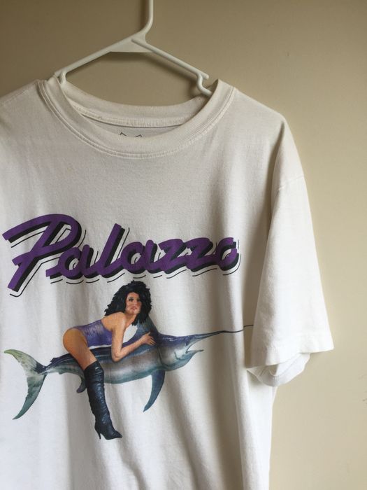 Palace Palazzo T Shirt in White | Grailed