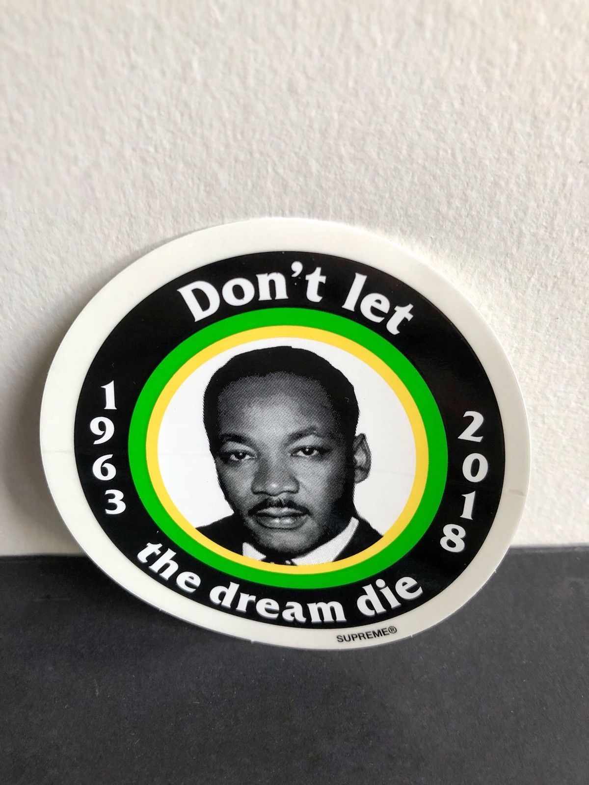Supreme MLK Martin Luther King Sticker Decal | Grailed