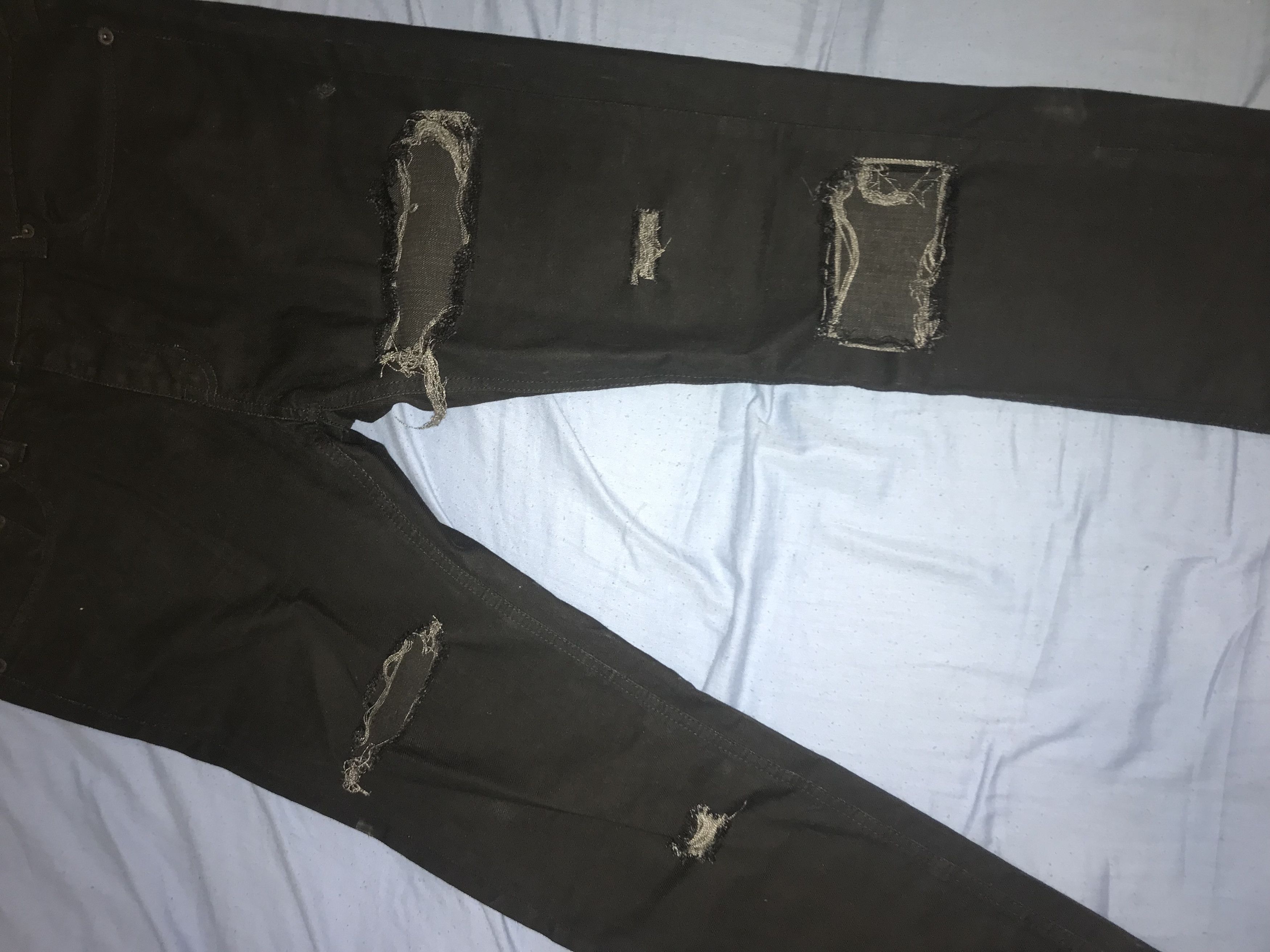 Hells Bells Distressed Jeans | Grailed