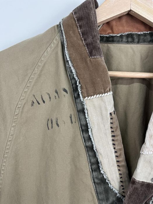 Kapital Kapital Kountry Kimono Style Jacket With Patchwork Collar | Grailed