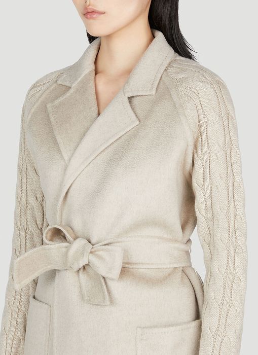 Max Mara Cable Knit Coat | Grailed